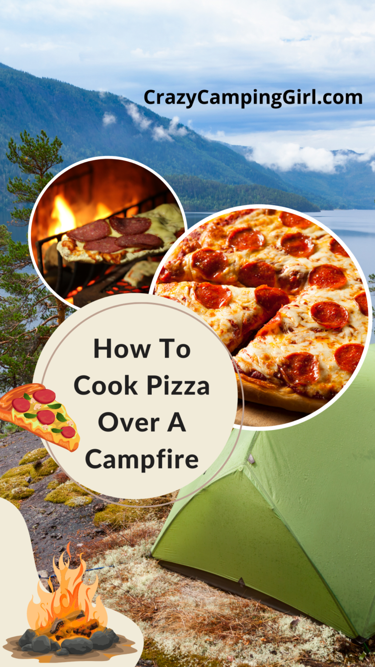 Learn How to Cook Pizza Over Campfire - Crazy Camping Girl