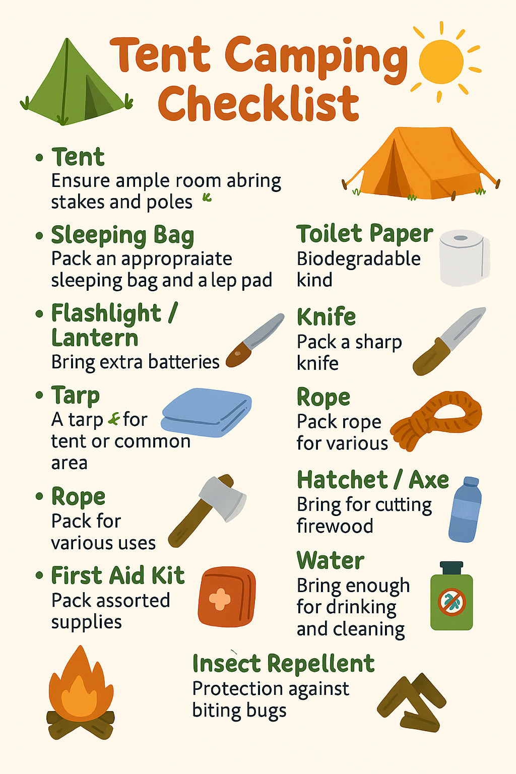 Tent Camping Essentials: A Guide to Packing Smart and Staying Comfortable